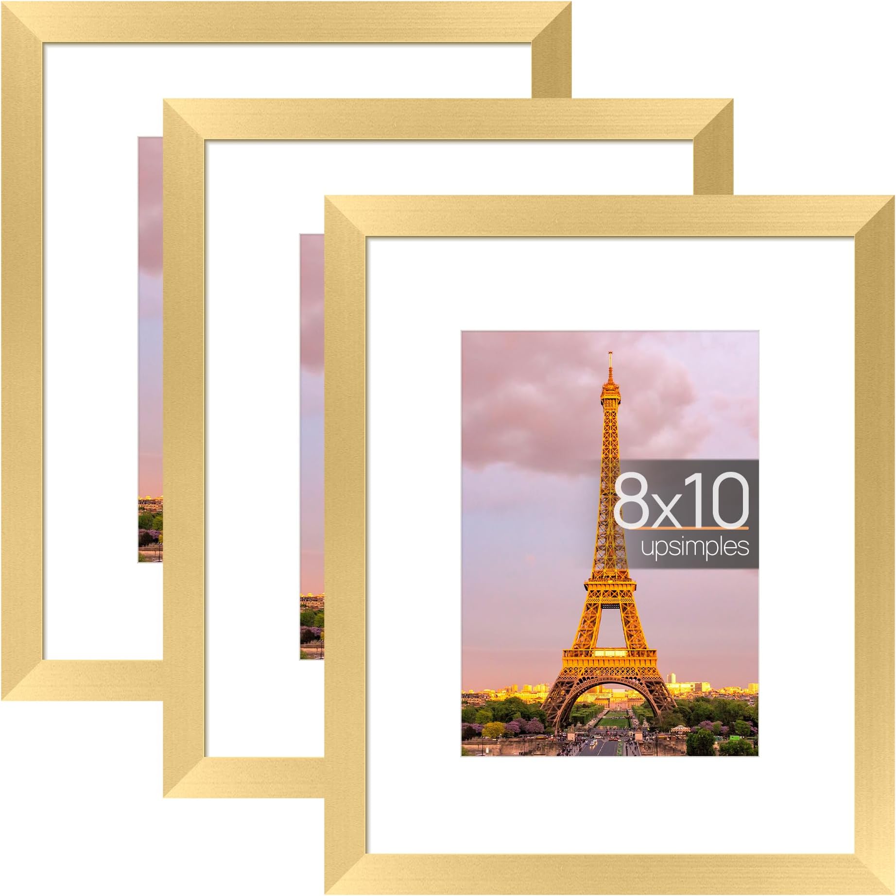 Amazon.com - Relaxing Garden Gold Picture Frame Set - /w 68 Pcs Dried ...