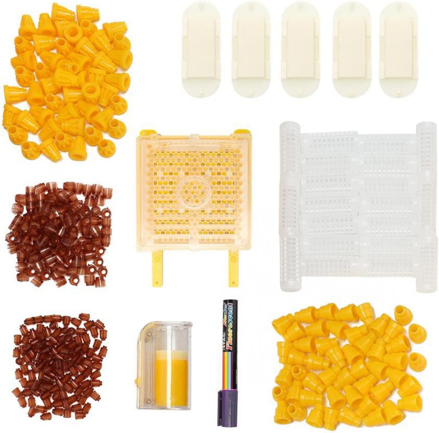 Amazon.com: NULYUNZE Queen Bee Rearing System Kit | Ventilated Queen ...
