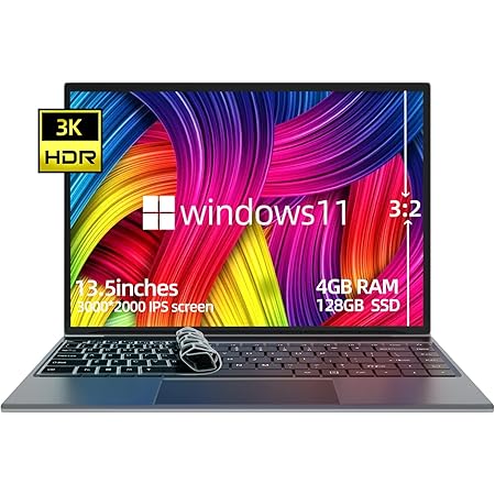 Amazon.com: Windows 11 Laptop,13.5 Inch Pentium J3710 Quad core, 4GB ...