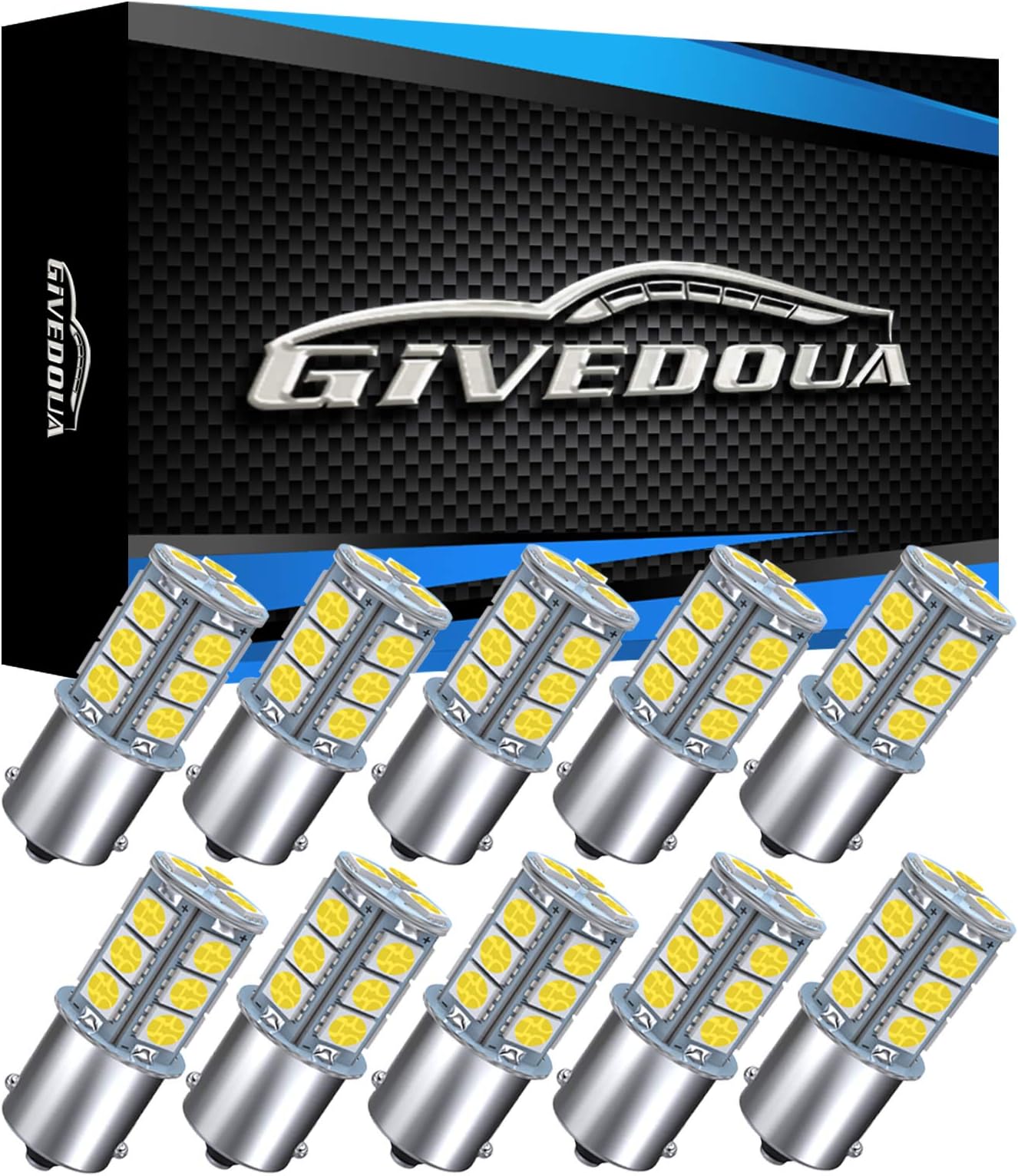 Amazon.com: GIVEDOUA 1156 LED RV Bulb, 1003 BA15S 1141 7506 LED ...