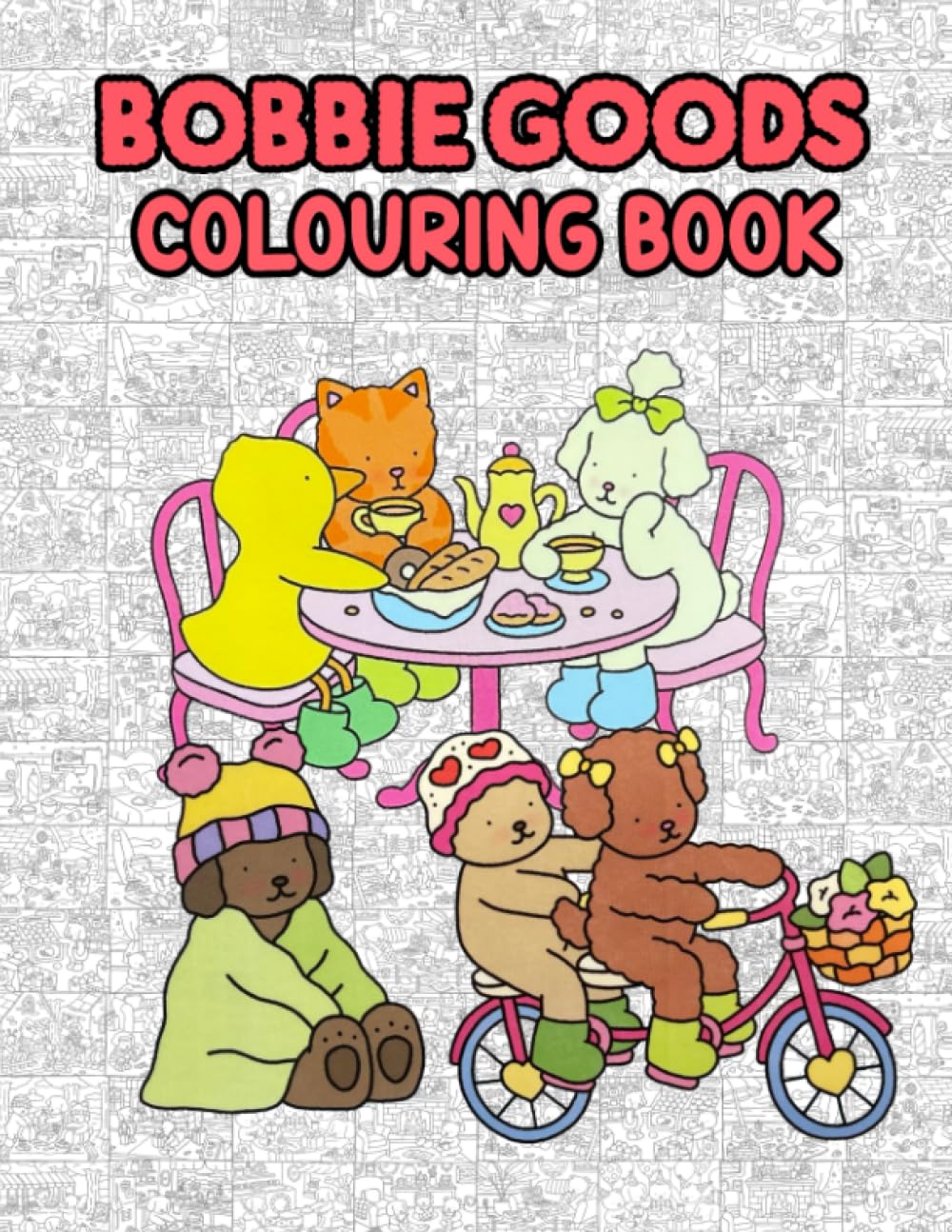 Buy Bobbie Goods Colouring Book: 50+ One Sided Drawing JUMBO Bobby ...