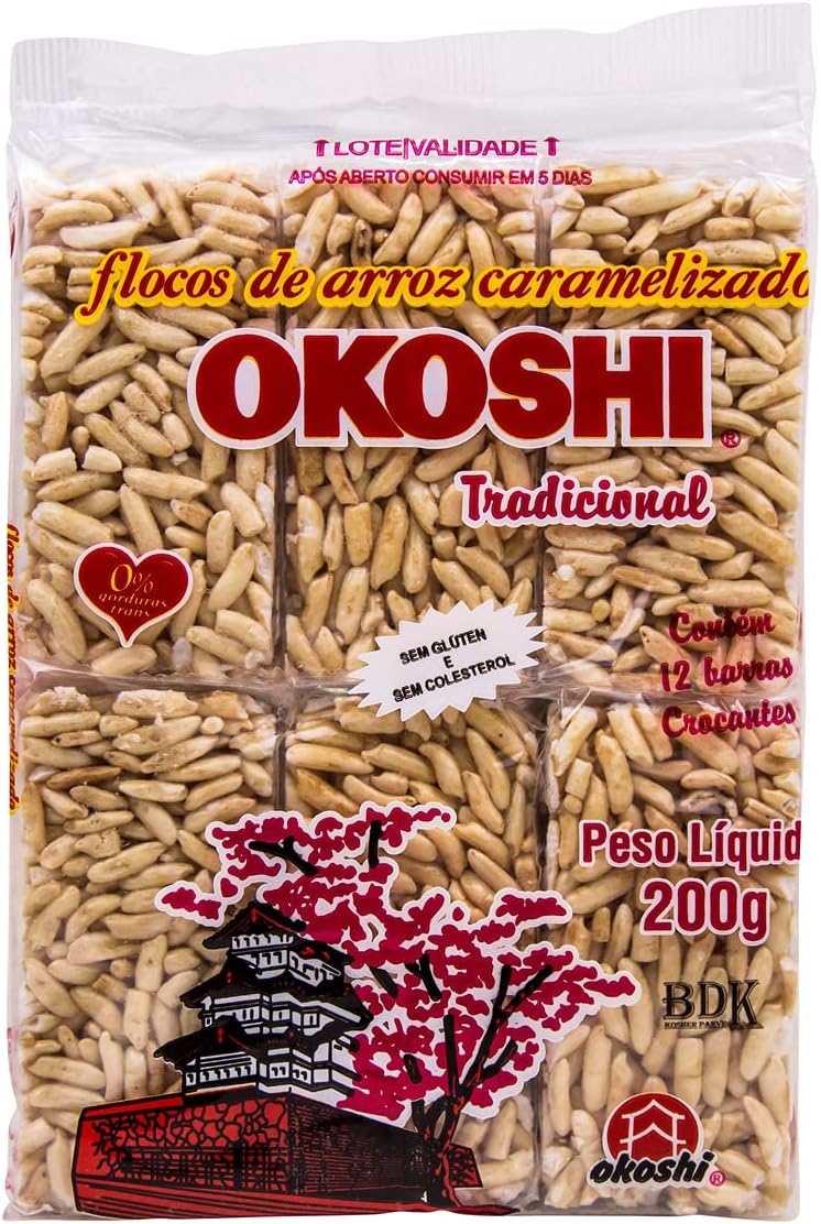 Okoshi Tradicional (12 Barrinhas) : Amazon.com.br: Alimentos e Bebidas