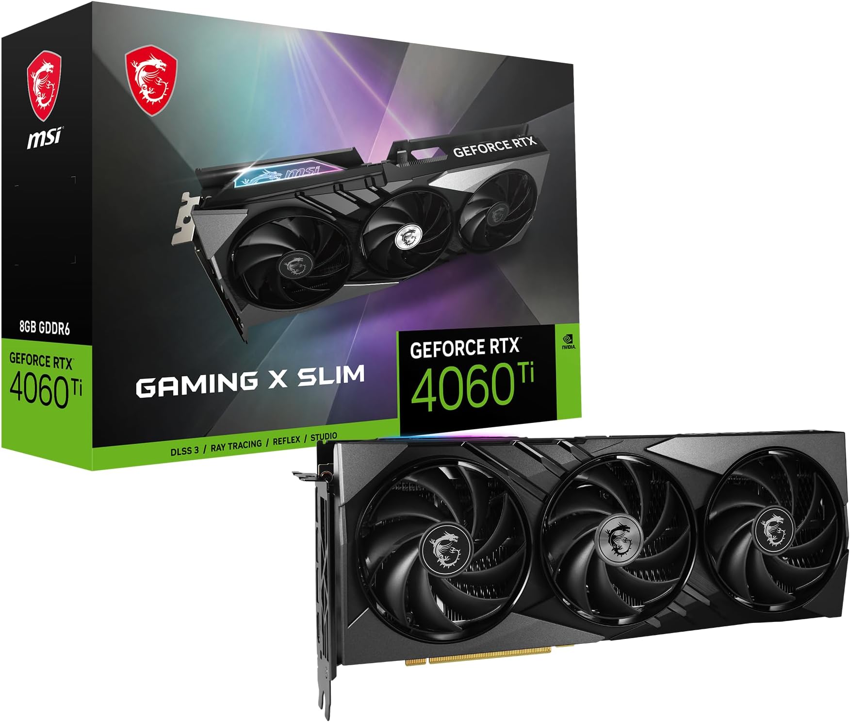 MSI GeForce RTX 4060 GAMING X 8G Scheda Grafica - RTX 4060 GPU, 8GB ...