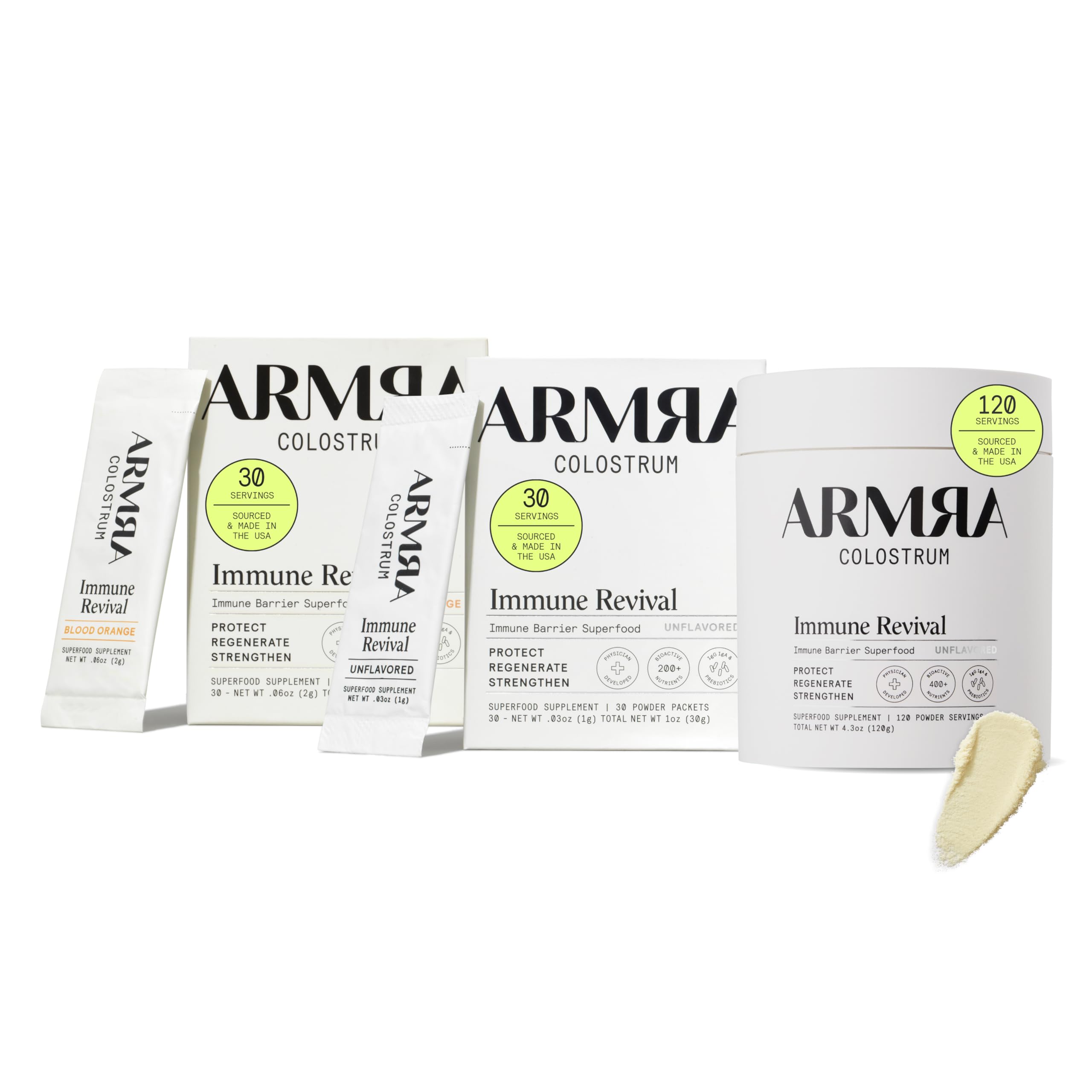 Amazon.com : ARMRA Colostrum™ Premium Powder, Grass Fed, Gut Health ...