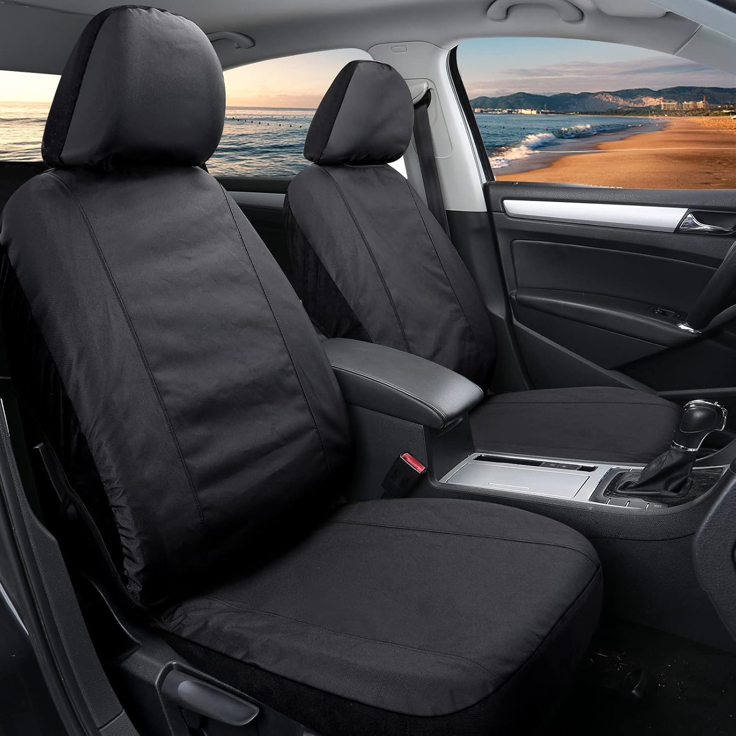 Truckiipa Front Car Seat Covers 2PCS, Premium Waterproof Seat Cover for ...