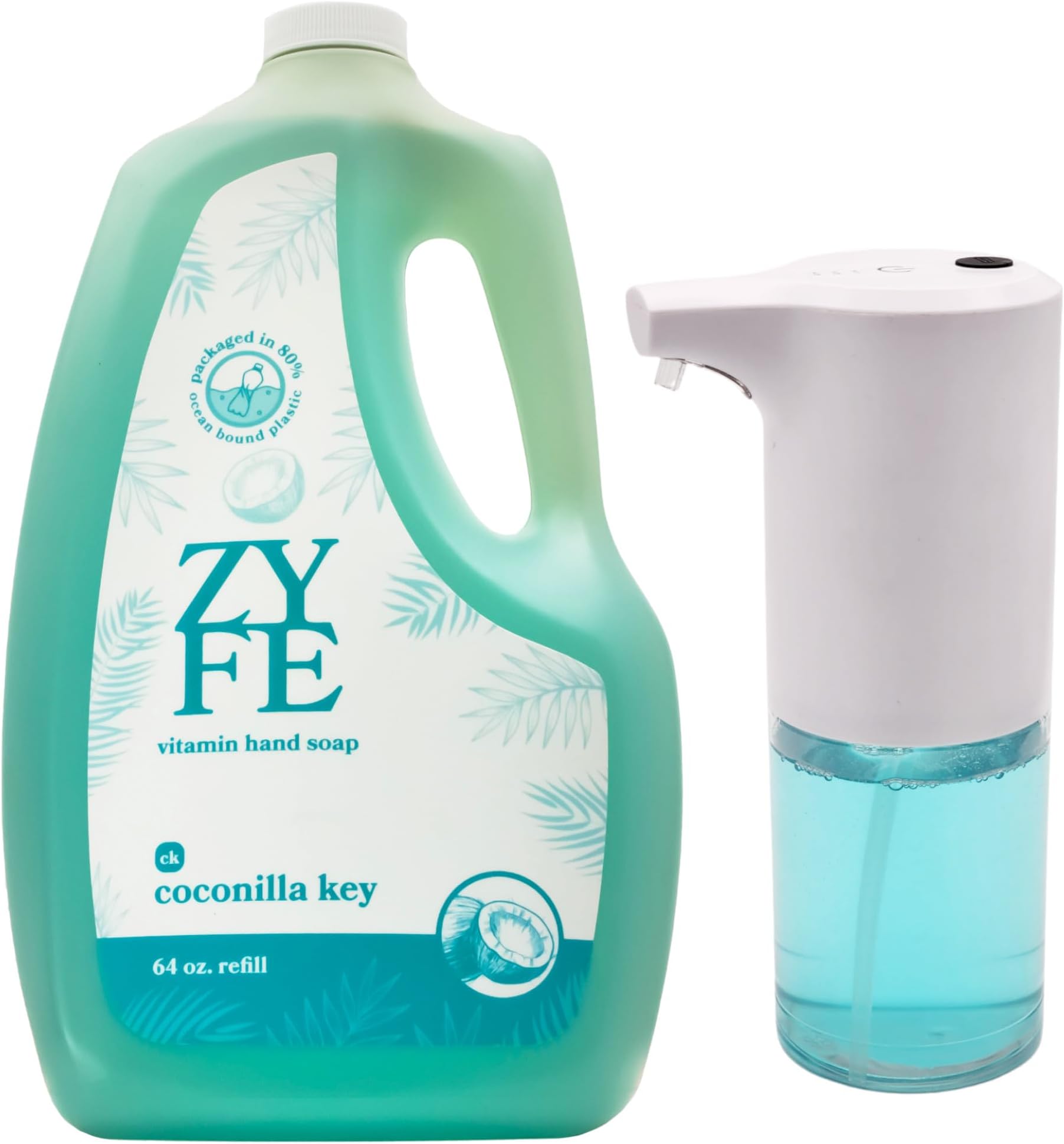 Amazon.com : ZYFE Liquid Hand Soap and Auto Dispenser Combo ...