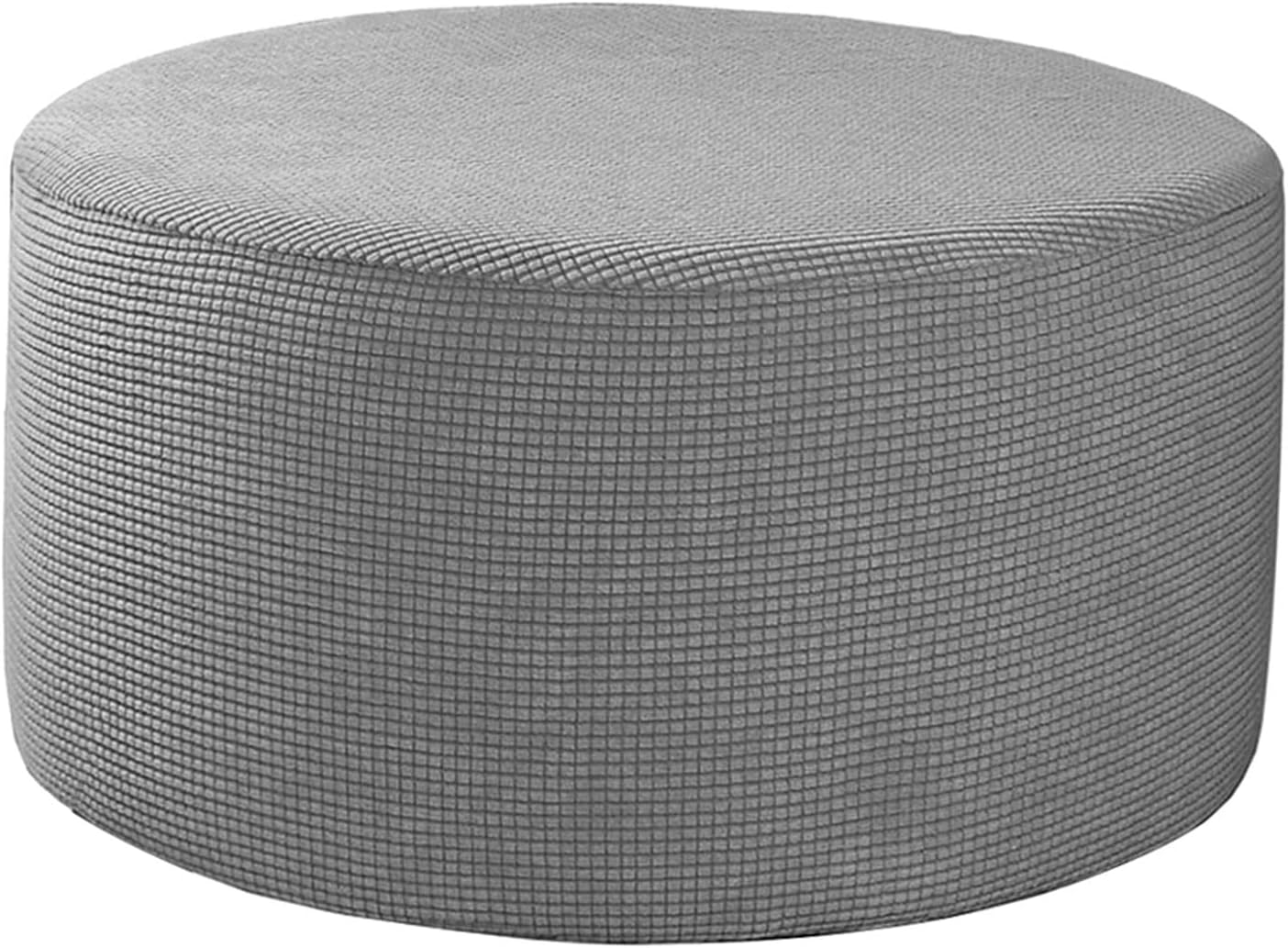 Amazon.com: Abeibei Round Ottoman Covers, High Stretchy Ottoman ...