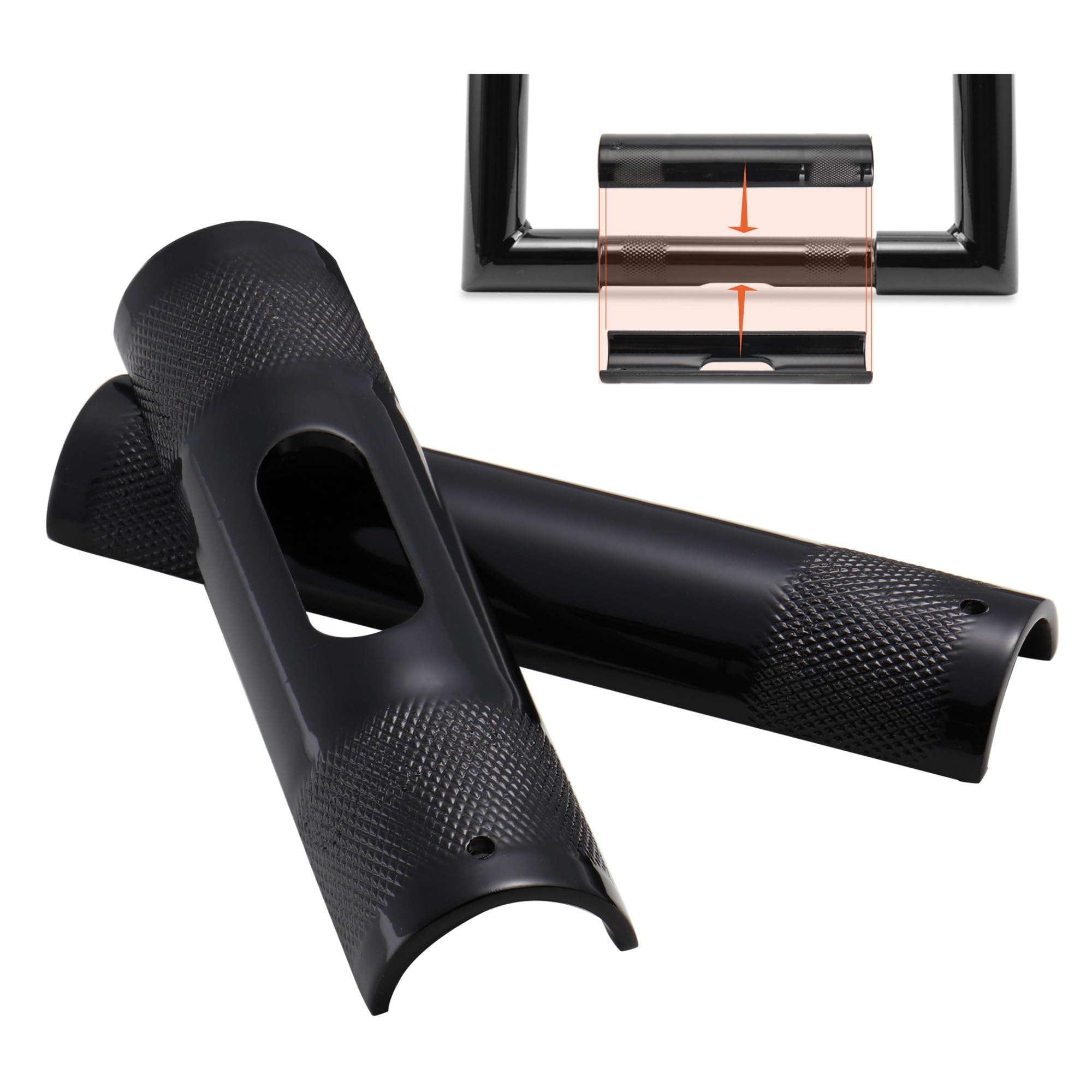 Snapklik.com : Prewired Handlebar Riser Shim Changing Mounting Diameter ...