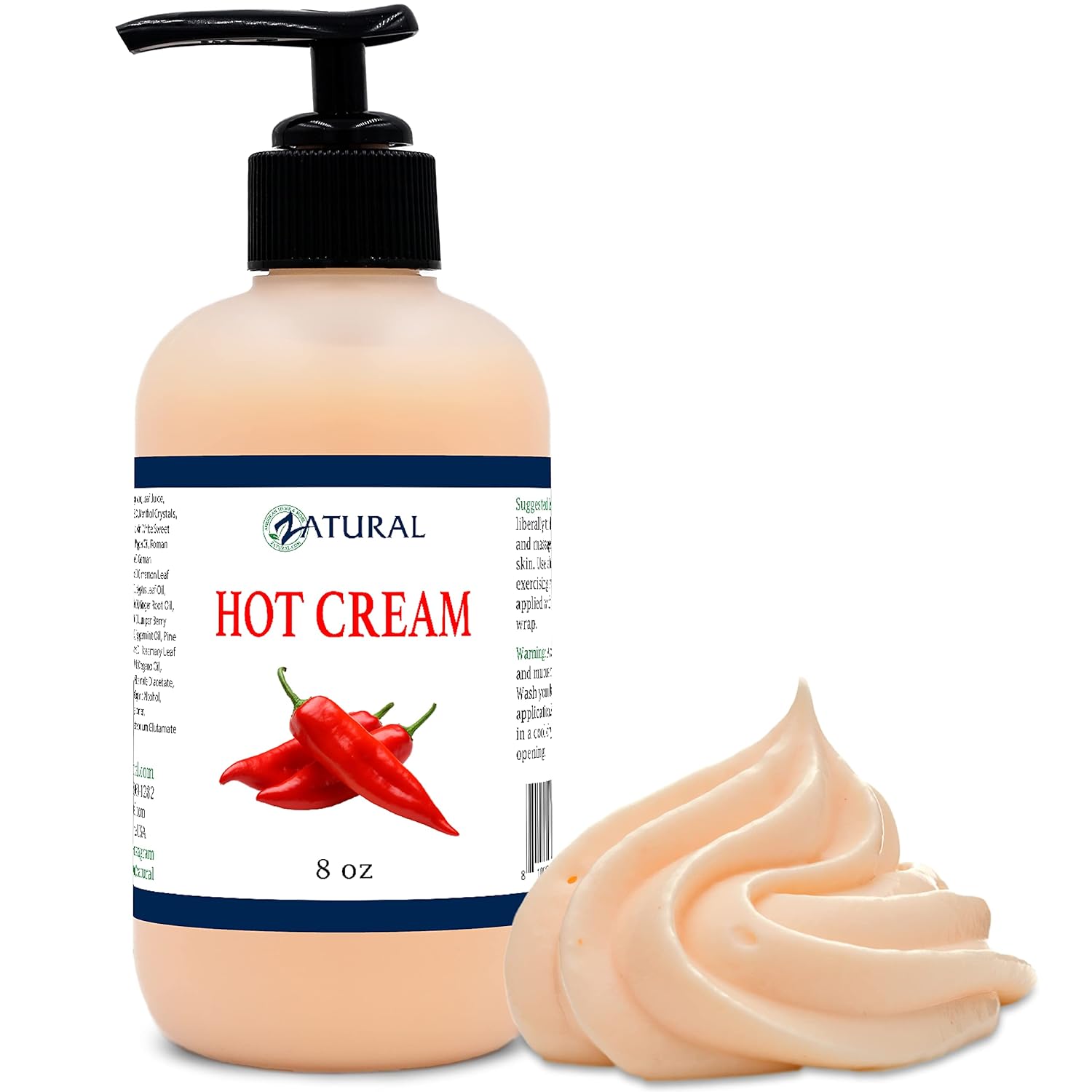 Amazon.com: Organic Hot Cream-Cellulite Cream-Muscle Rub-Slimming Cream ...