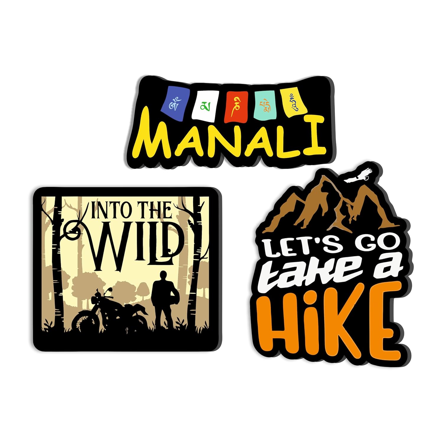 Buy Giftplease Manali Himachal Explore Fridge Magnets- Set of 3 ...