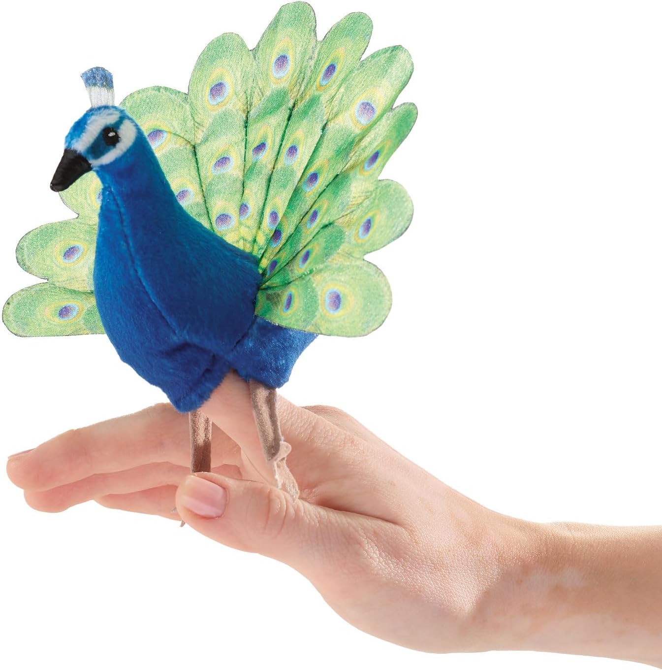 Amazon.com: Folkmanis Mini Peacock Finger Puppet : Toys & Games