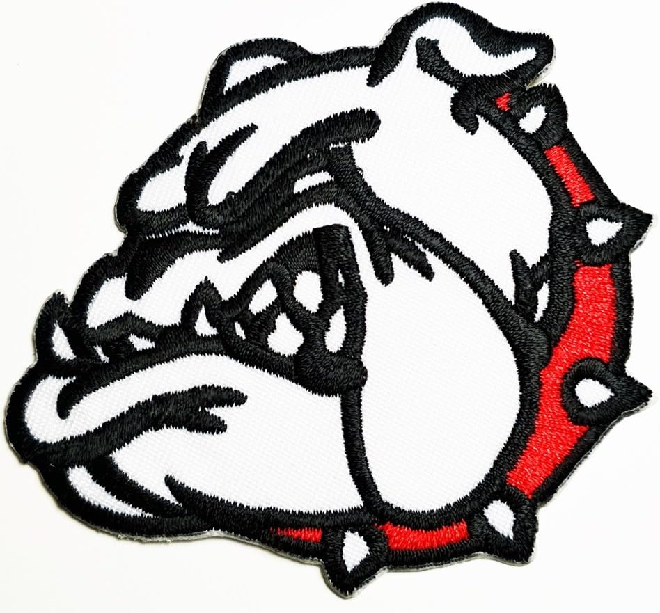 Amazon.com: HHO Red White Pitbull Bulldog Dog Pet Patch Embroidered DIY ...