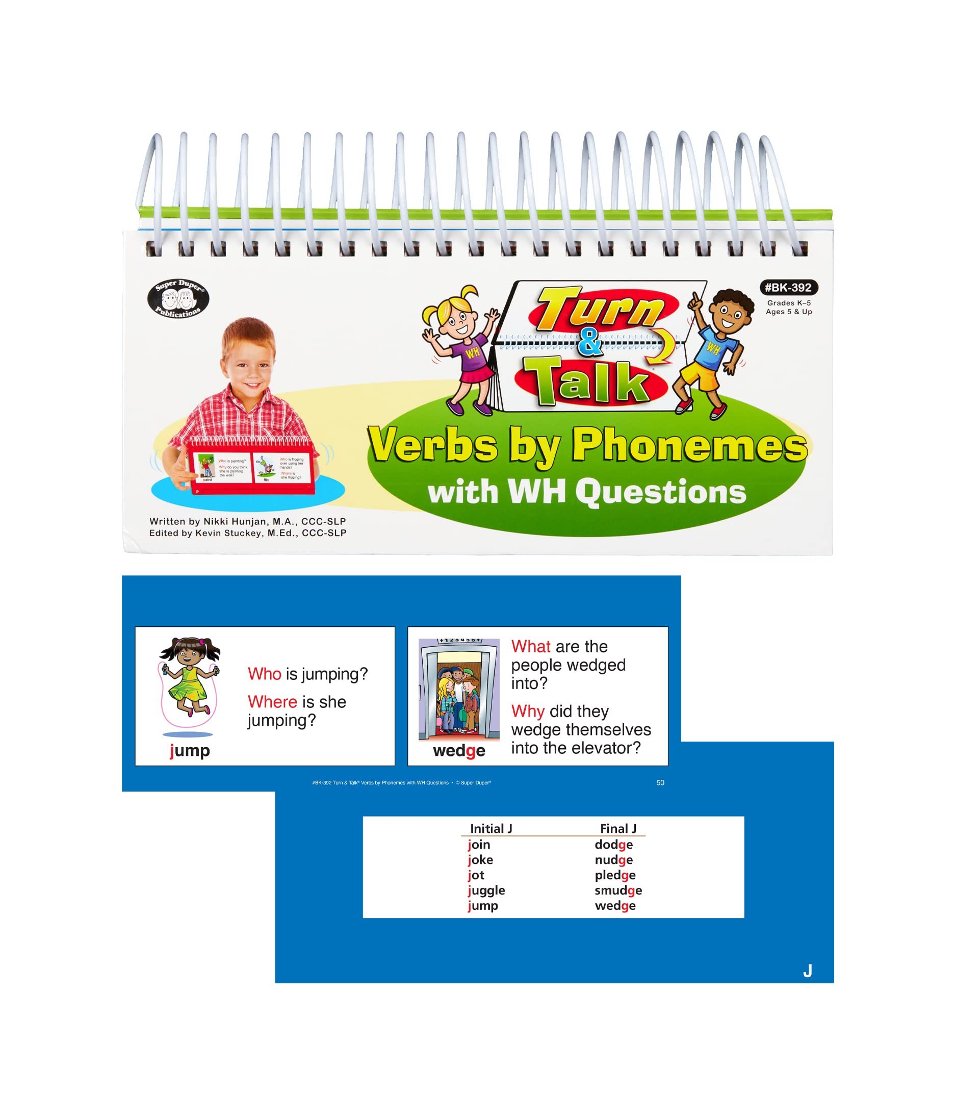 Super Duper Publications Turn And Talk Verbs By Phonemes Wh ...