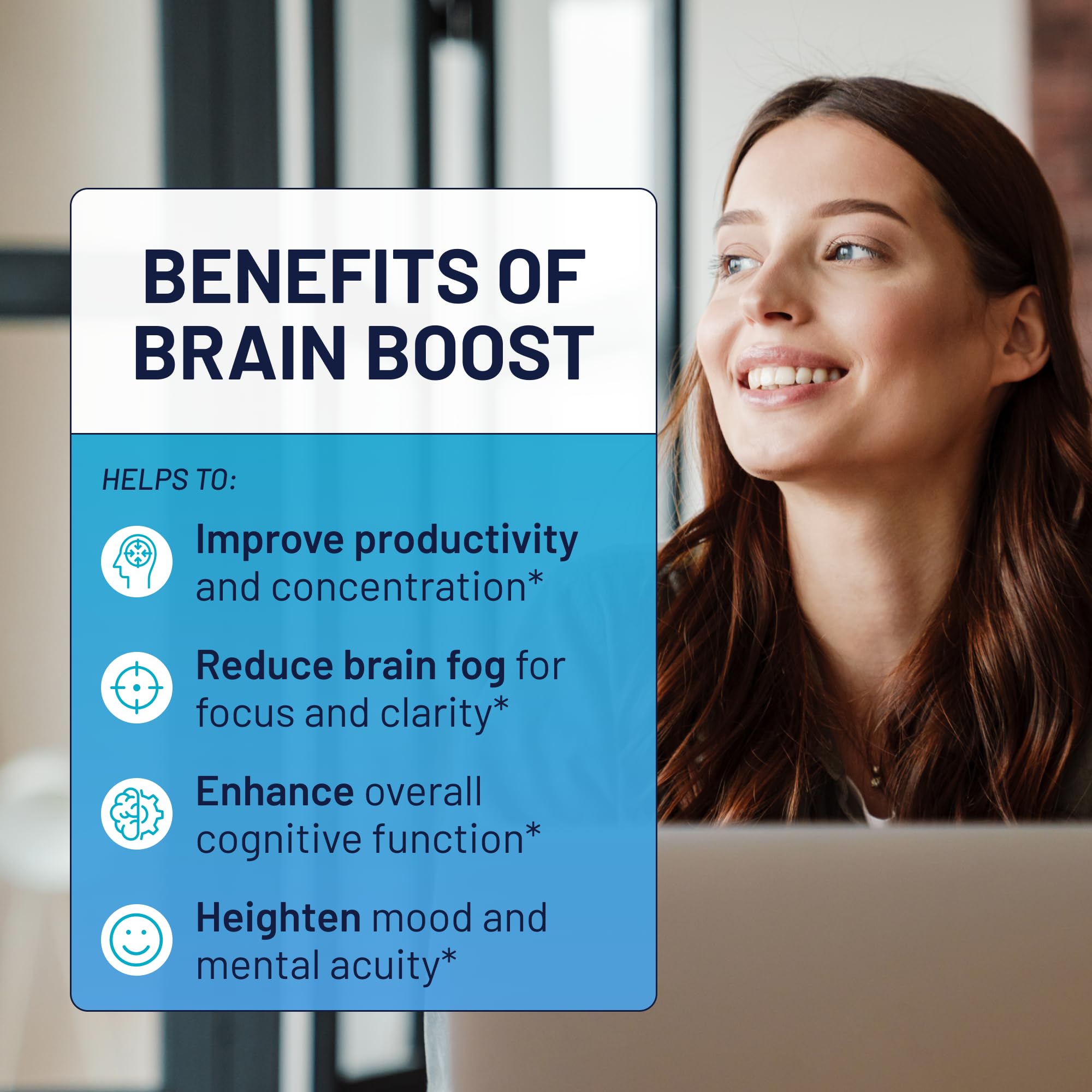Snapklik.com : Brain Boost Nootropic Supplement Supports Memory, Mental ...