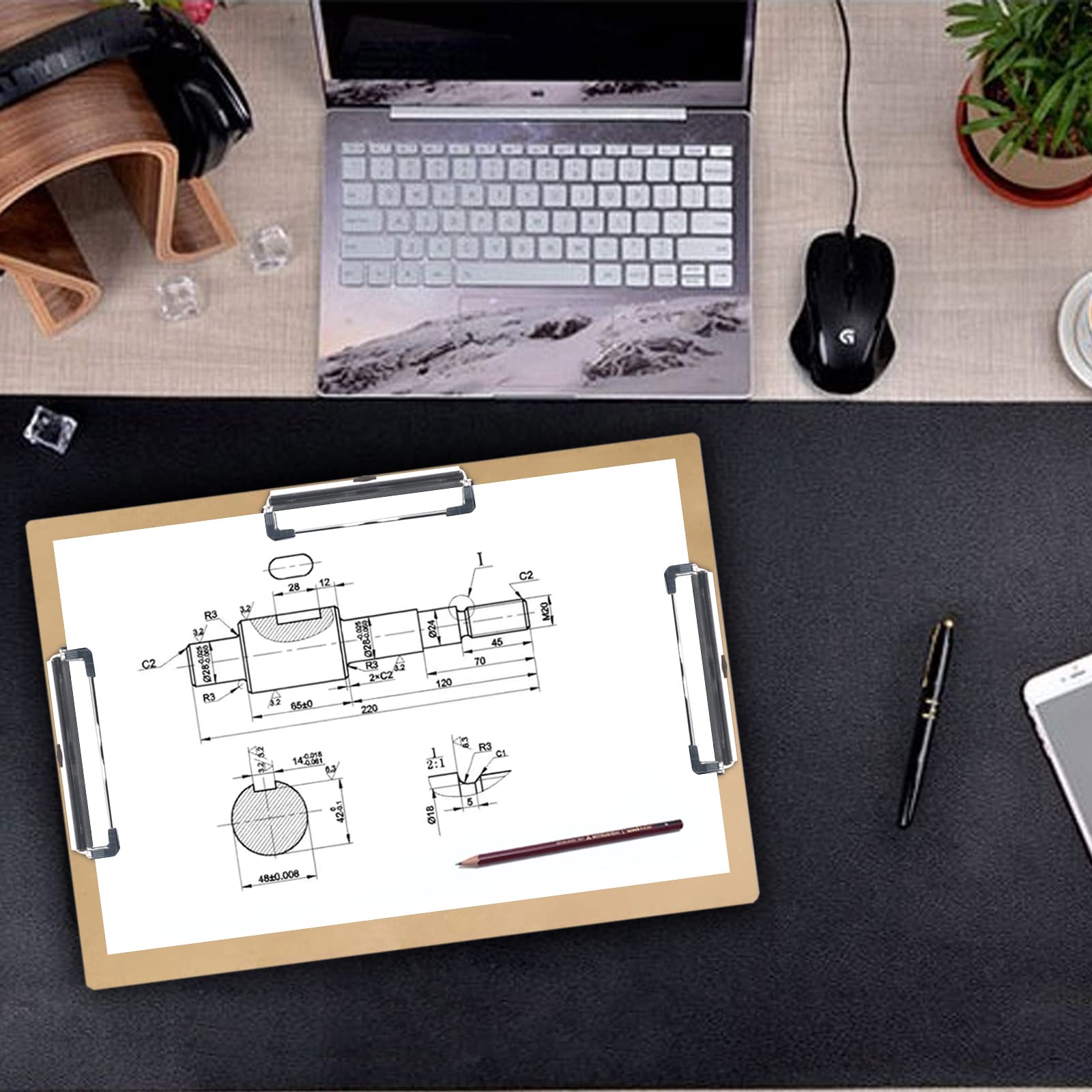 Snapklik.com : 11x17 Clipboard Three Clip Extra Large Clipboard ...