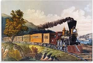 Amazon.com: Art Prints American Express Train Poster Vintage Posters ...