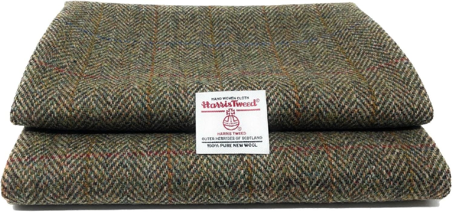 Traditional Harris Tweed Pure Wool Woven Fabric by The Metre with ...
