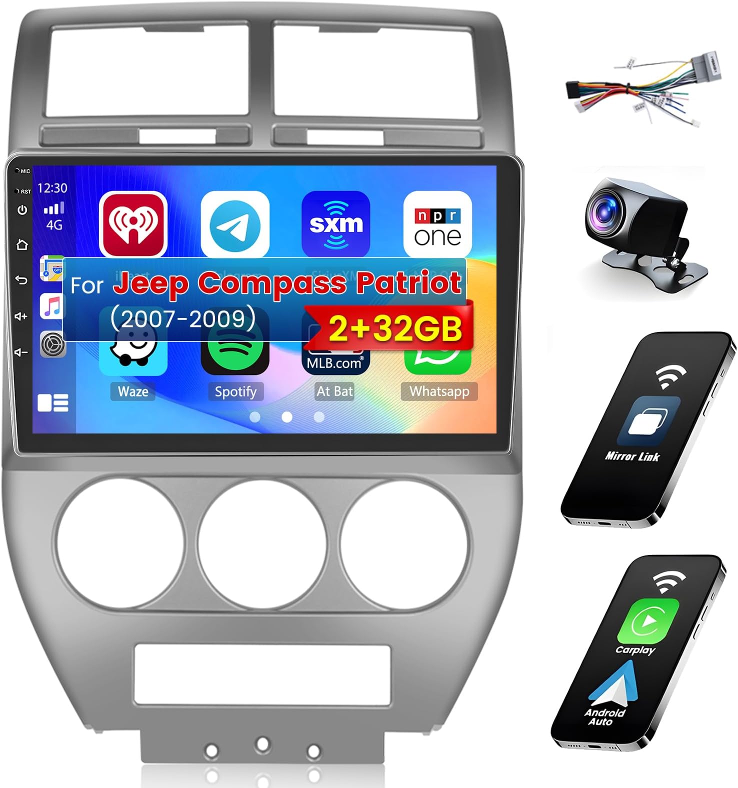 Amazon.com: Roinvou [2G+32G] Android 13 Upgrade Car Stereo for Jeep ...