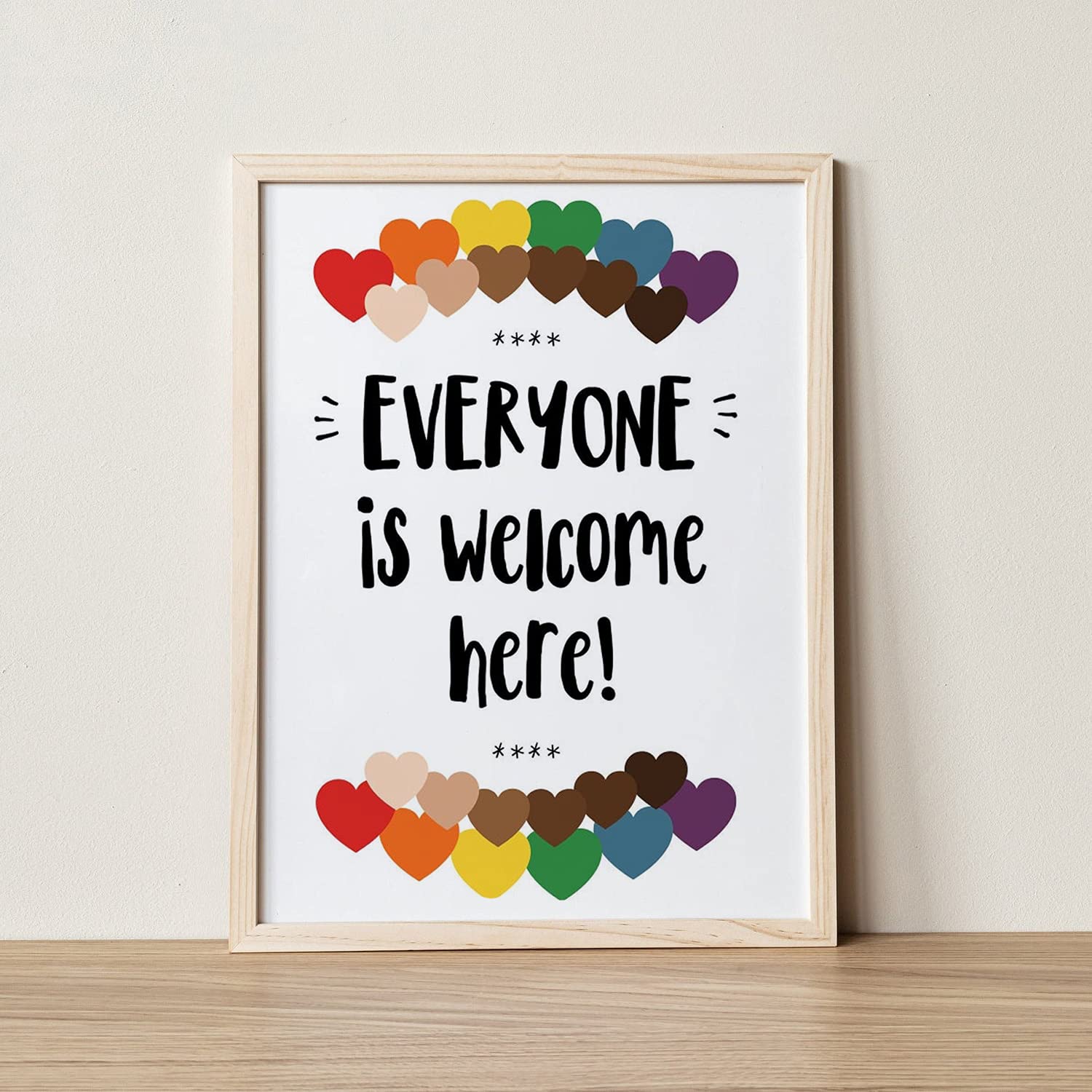 Buy Maldora Everyone is Welcome Here , Classroom , Classroom Decor ...