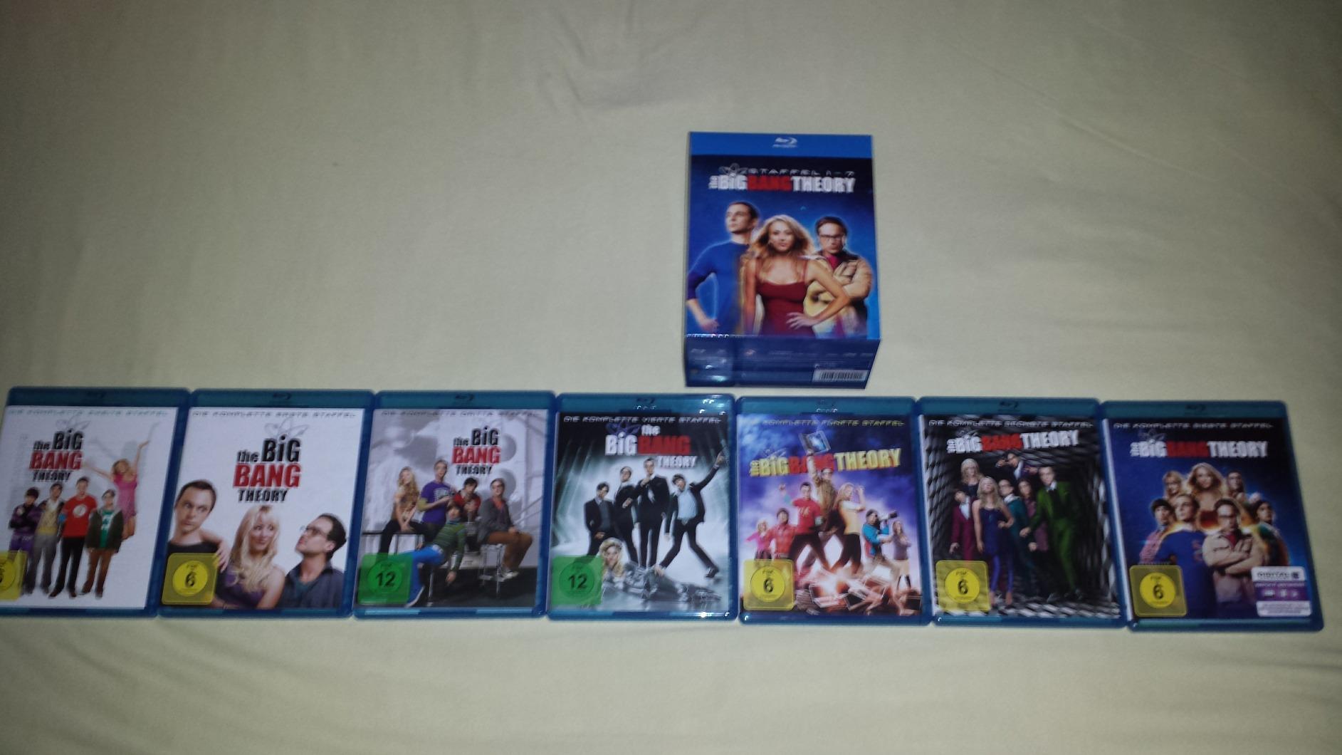 The Big Bang Theory - Season 1-7 [Blu-ray] [Region Free] [UK Import ...