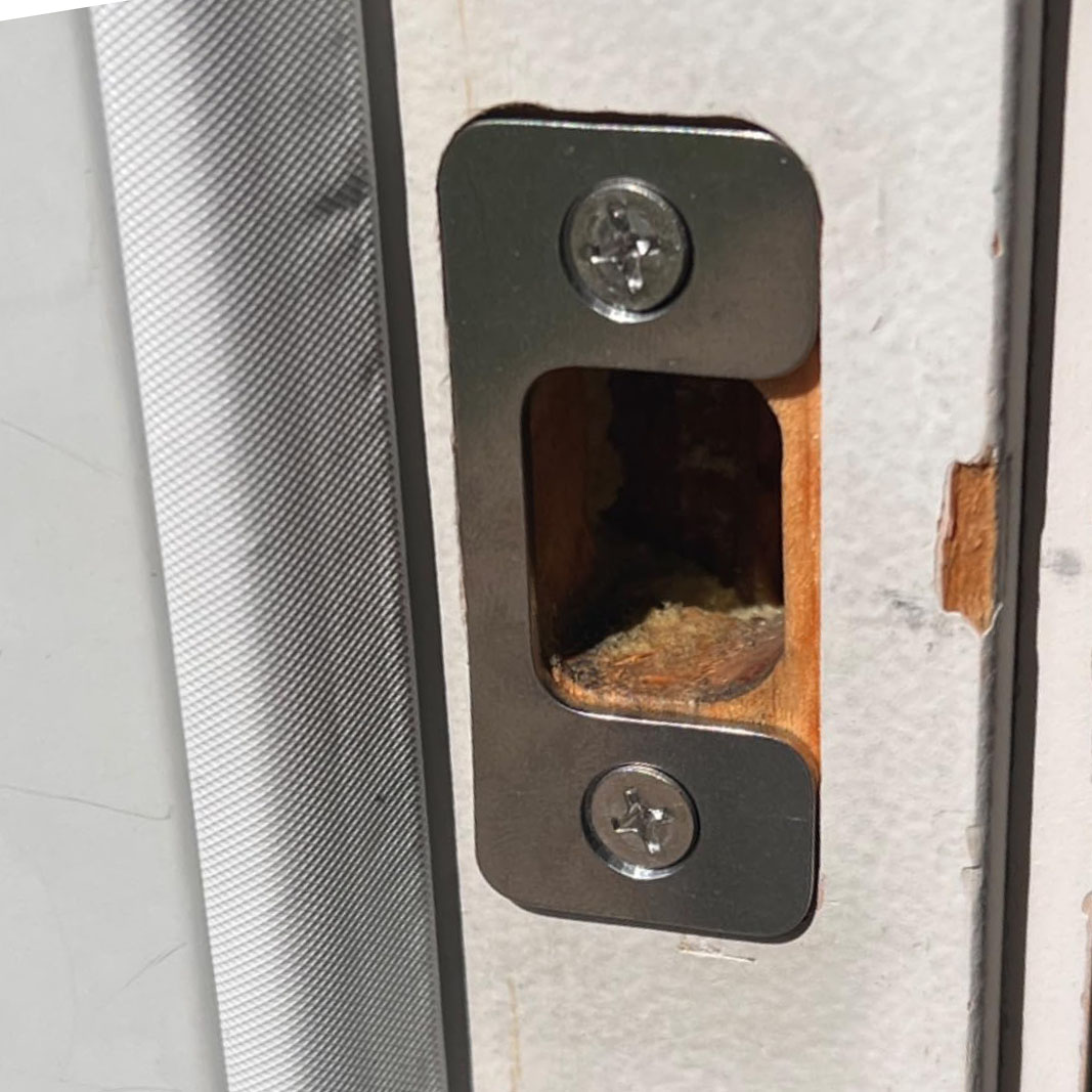 Watch Adjustable Strike Plate for Exterior Doors on Amazon Live