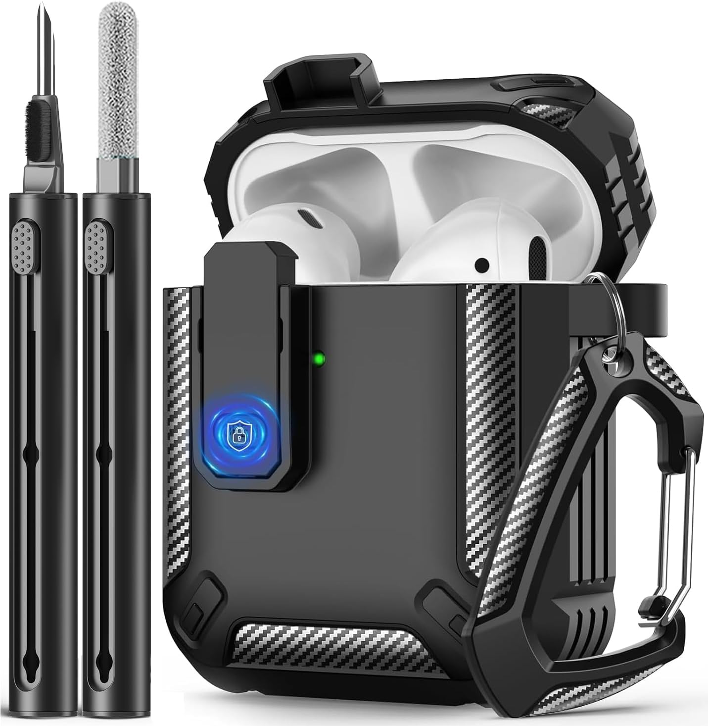 Amazon.com: RFUNGUANGO for Airpods 2nd and 1st Generation Cases ...