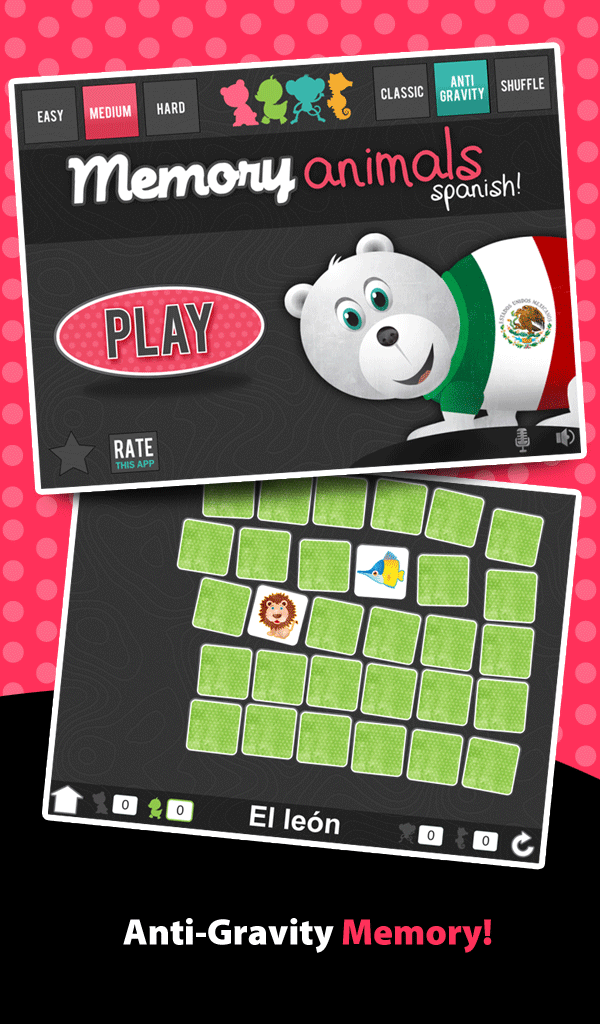 Memory Animals - Spanish - App on Amazon Appstore