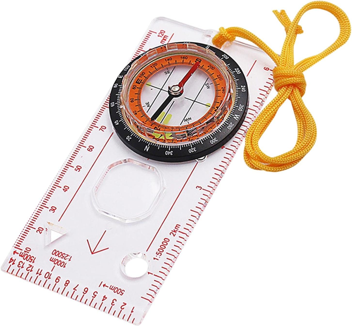 Hiking Compass - Compass Survival Field Compass - Orienteering Compass ...