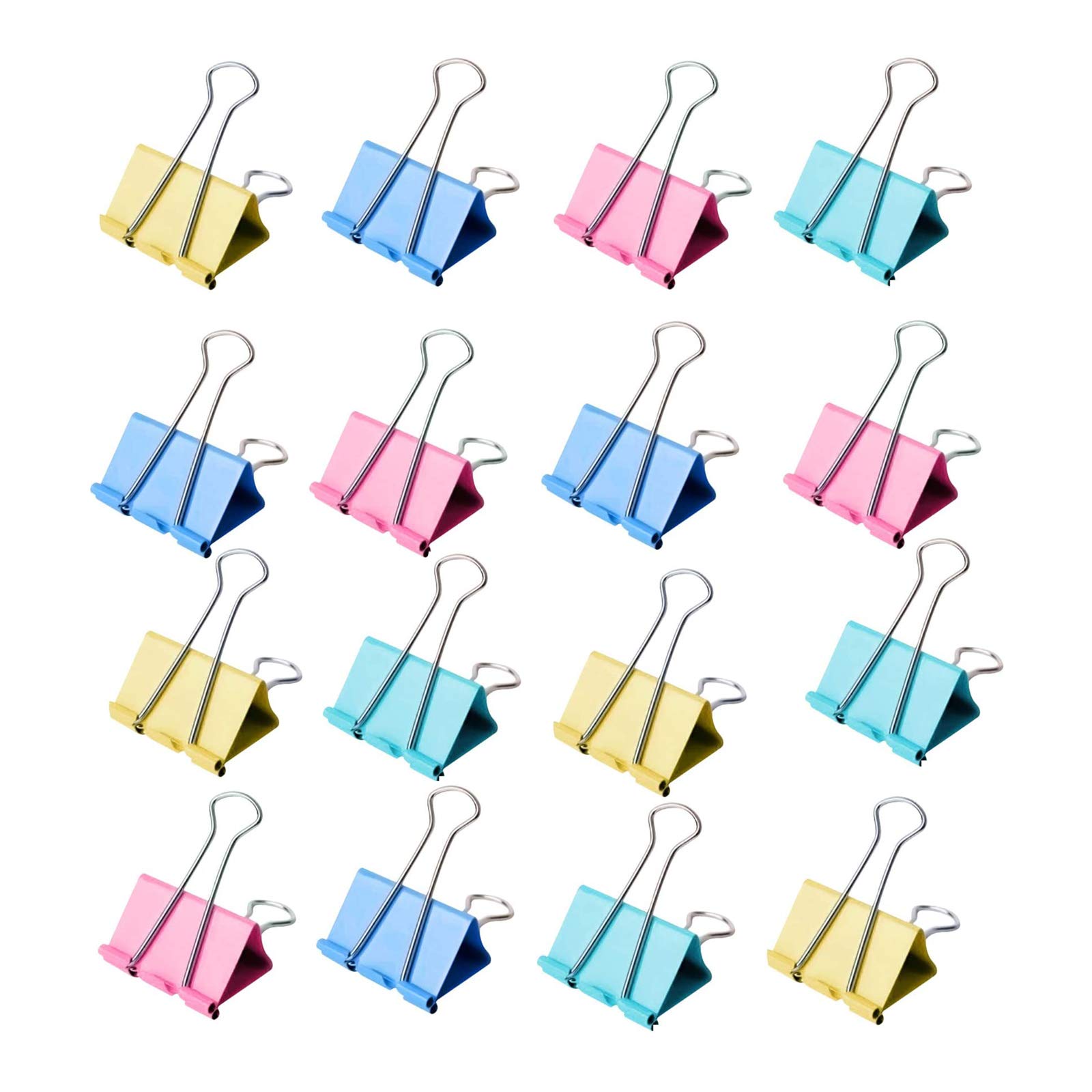Snapklik.com : Ufmarine Small Binder Clips 1 Inch Length, Colorful, For ...