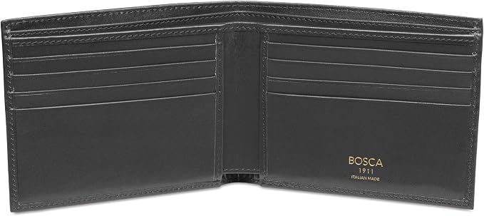 Amazon.com: Bosca Men's Old Italian Leather Wallet RFID Blocking Modern ...
