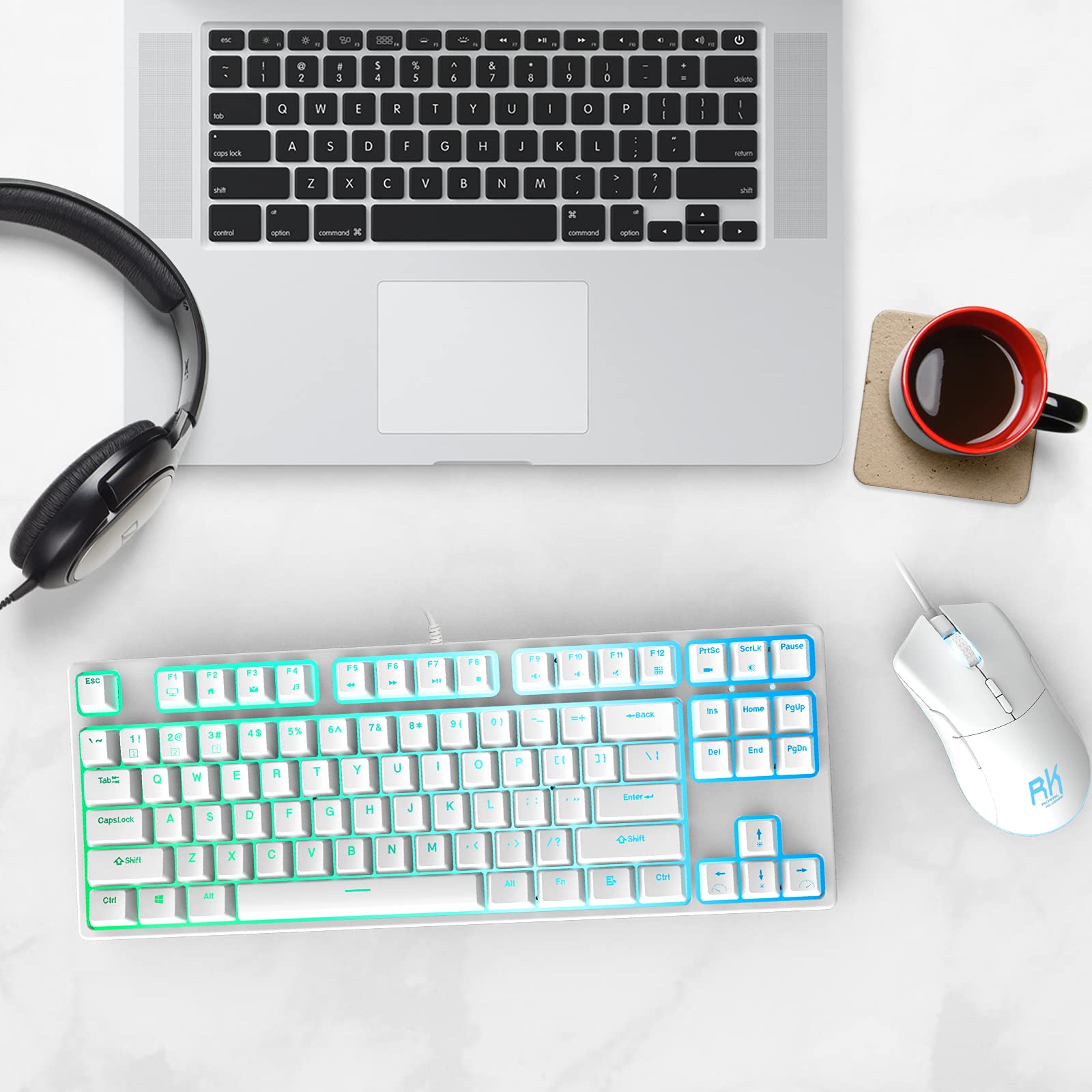 Buy RK ROYAL KLUDGE RGB 60% Mechanical Keyboard and Mouse Combo, RK987 ...