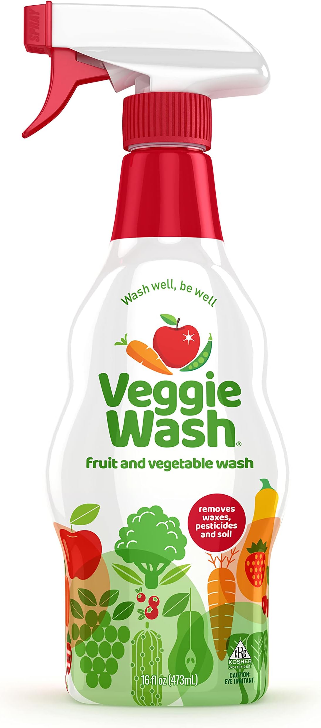 Amazon.com: Veggie Wash Fruit & Vegetable Wash, Produce Wash and ...