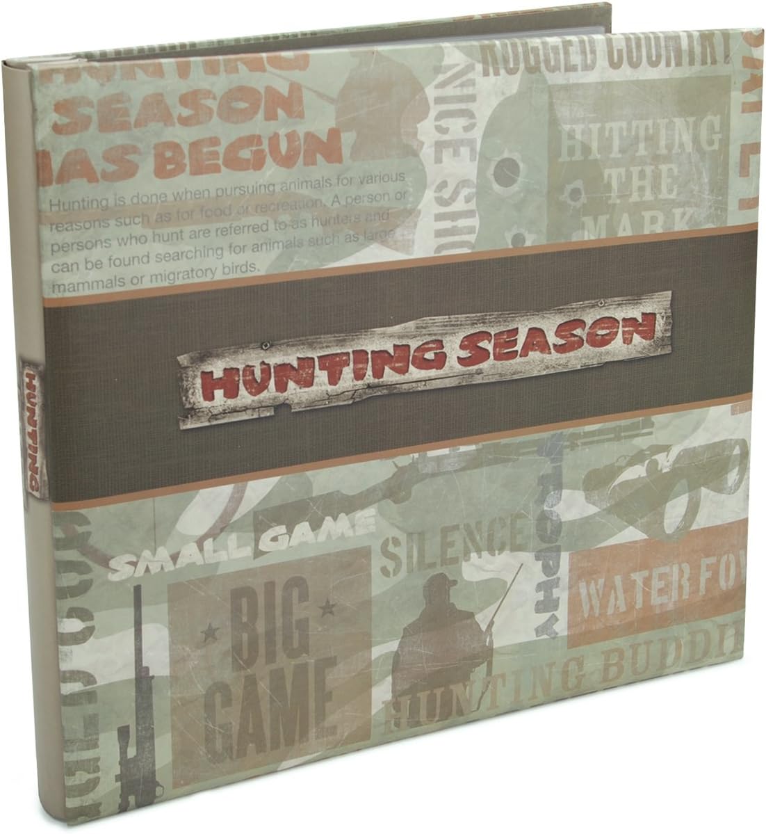 Amazon.com: Karen Foster Design Hunting Season Themed Scrapbook Album ...
