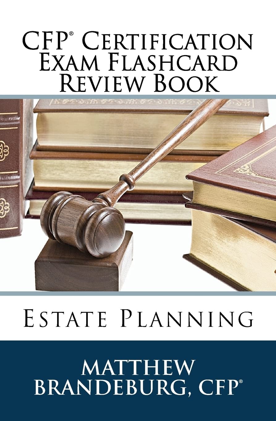 Amazon.com: CFP Certification Exam Flashcard Review Book: Estate ...
