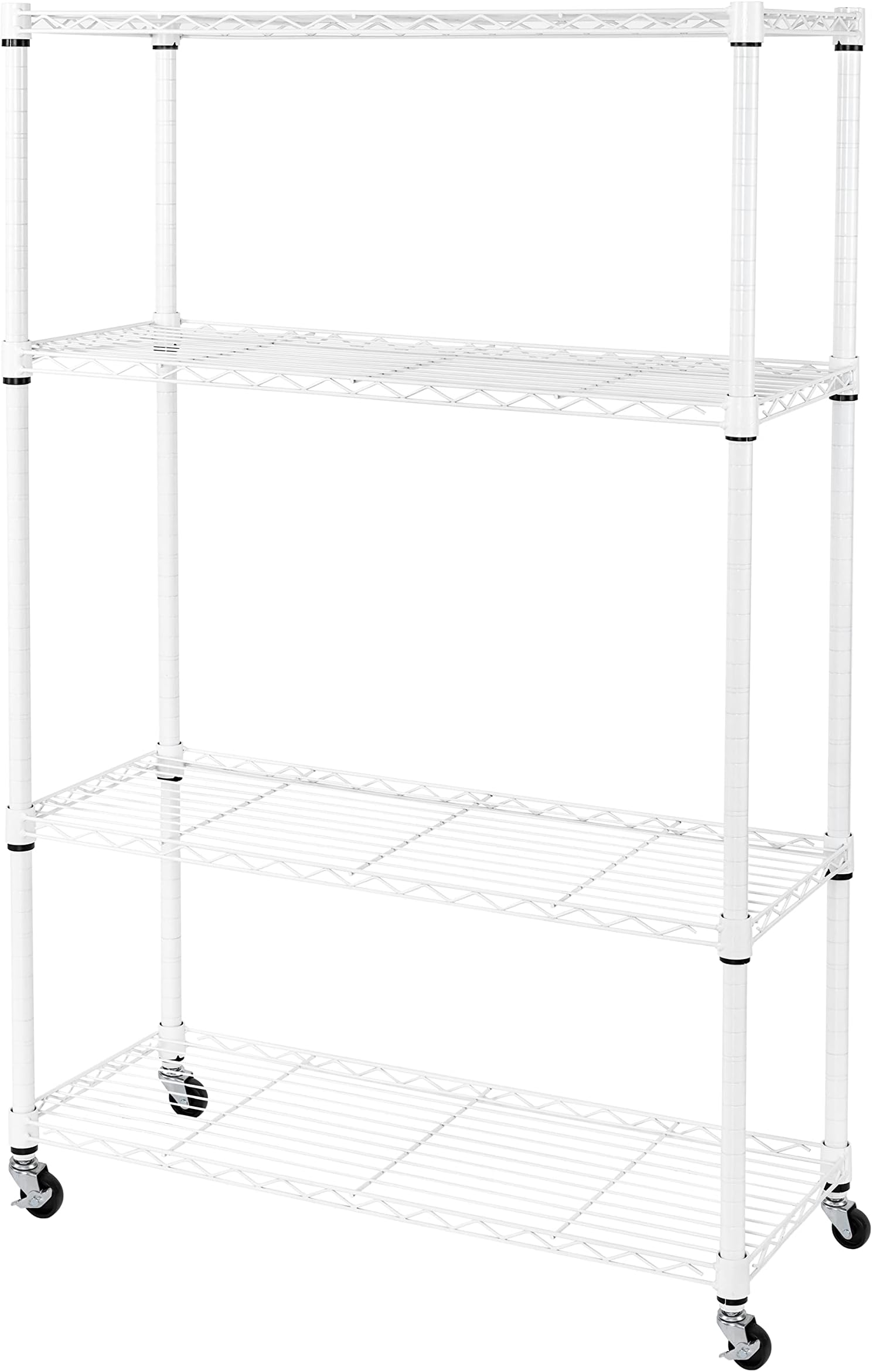 Amazon.com: Seville Classics Solid Steel Wire Shelving Storage Unit ...