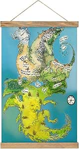 Amazon.com: Wings of Fire Map Canvas Wall Art Prints Poster Canvas ...
