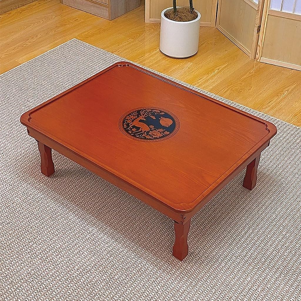 Amazon.com: Excelife 86150 Multi Folding Wooden Korean Tea Table M Size ...