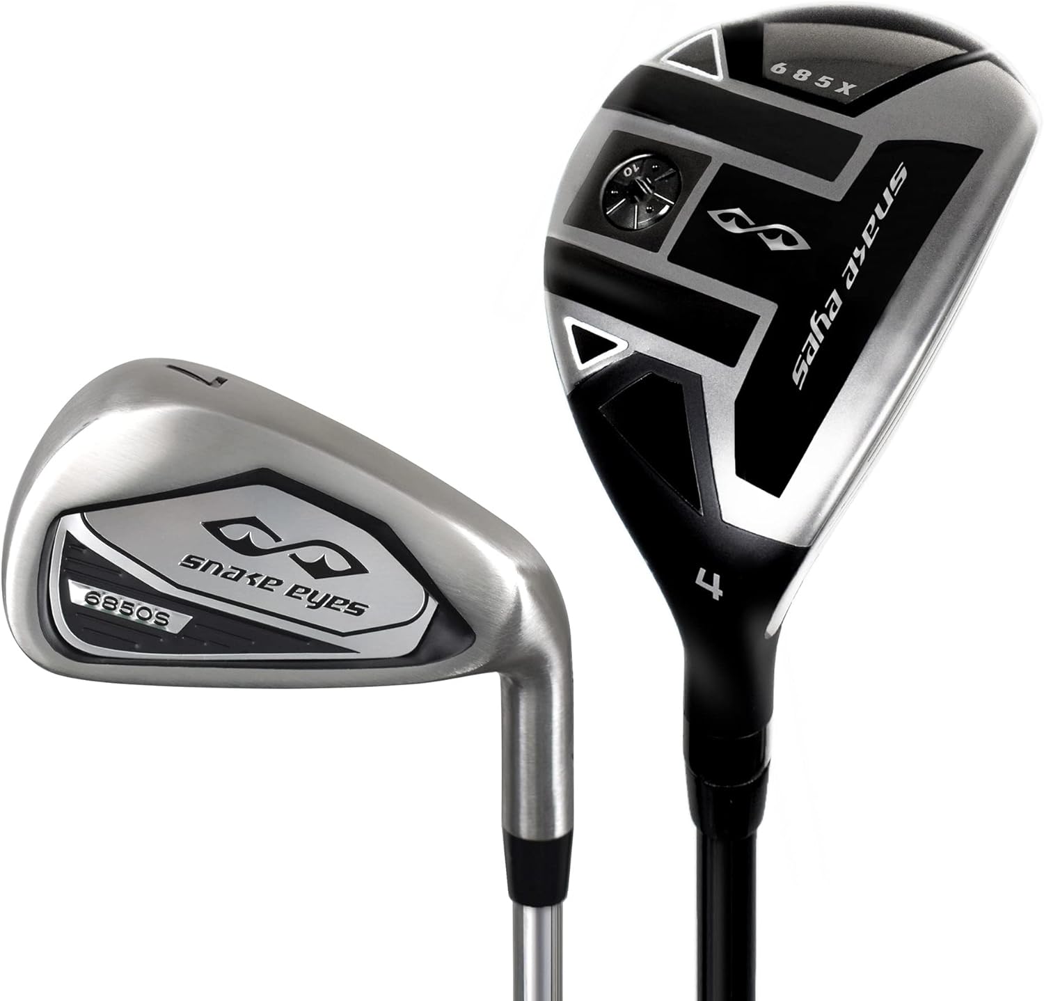 Amazon.com : Snake Eyes Golf 685OS Combo Irons Regular Flex 4H, 5-PW ...