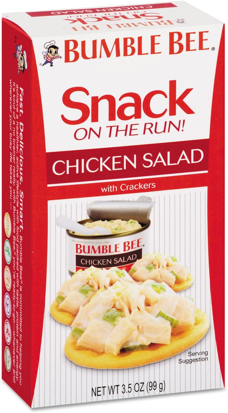 Amazon.com : Bumble Bee Snack On The Run Tuna Salad with Crackers Kit ...