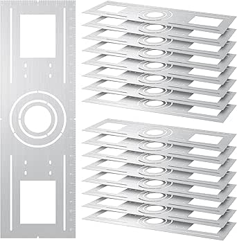 Tellegloww 24 Pcs New Construction Mounting Plate for 3/4/6 Inch Wafer ...