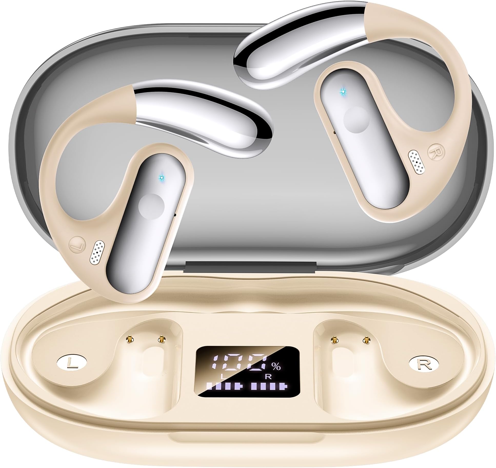 Amazon.com: Open Ear Bluetooth 5.4 Earbuds, 2024 Wireless Headphones ...