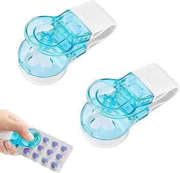 2Pieces Pill Taker, Pill Organizer Medication Aids Tablet Opener for ...