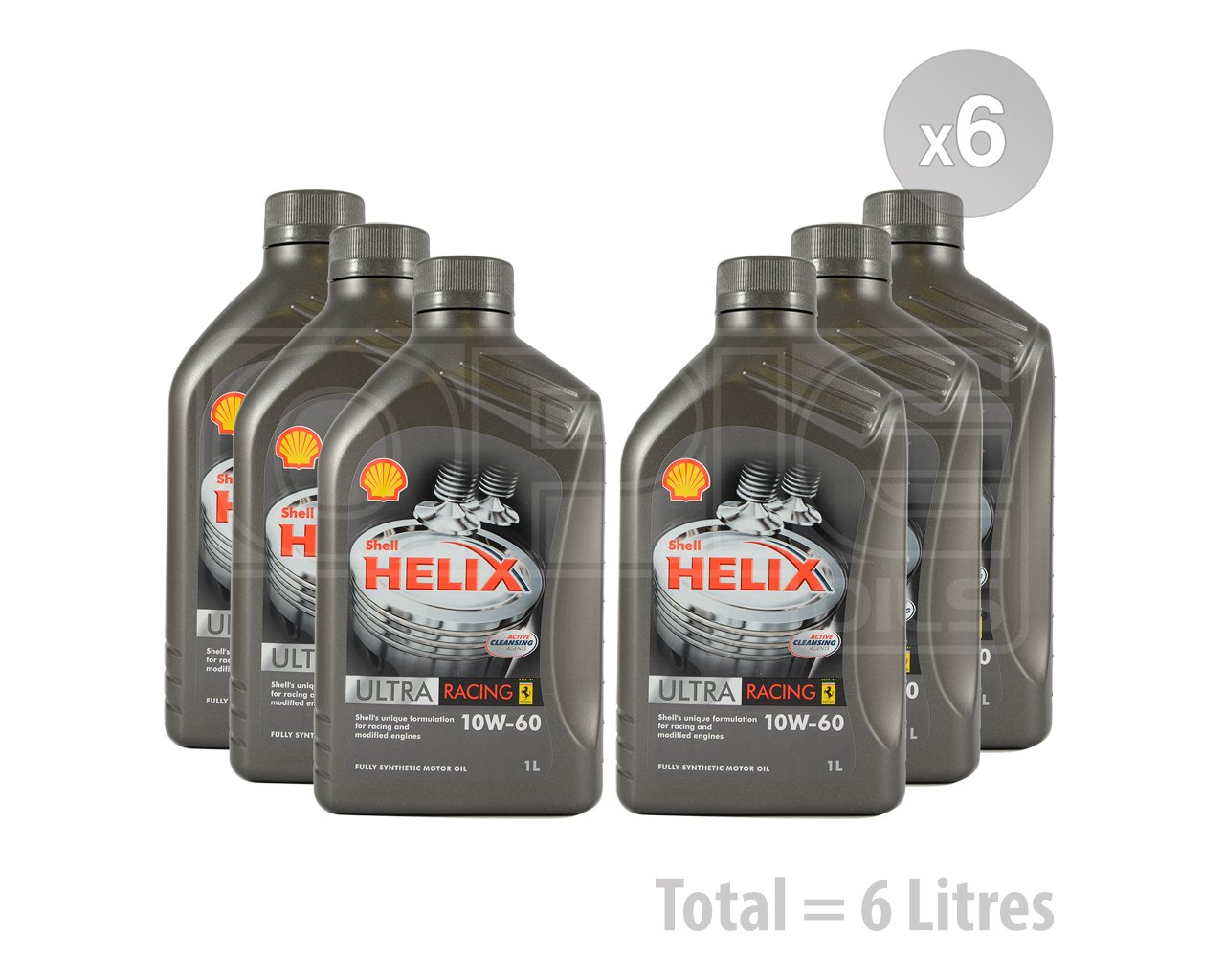 Buy Shell Helix Ultra Racing 10W-60 Fully Synthetic Car Engine Oil ...