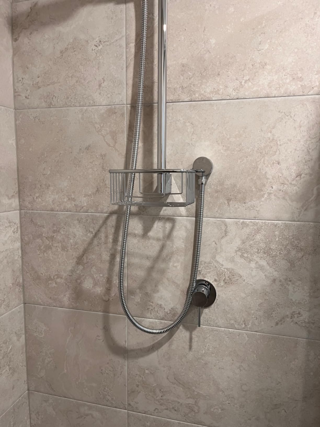 Frafuo Shower Pole Caddy for Shower-6 Size Riser Ring NO Drilling ...