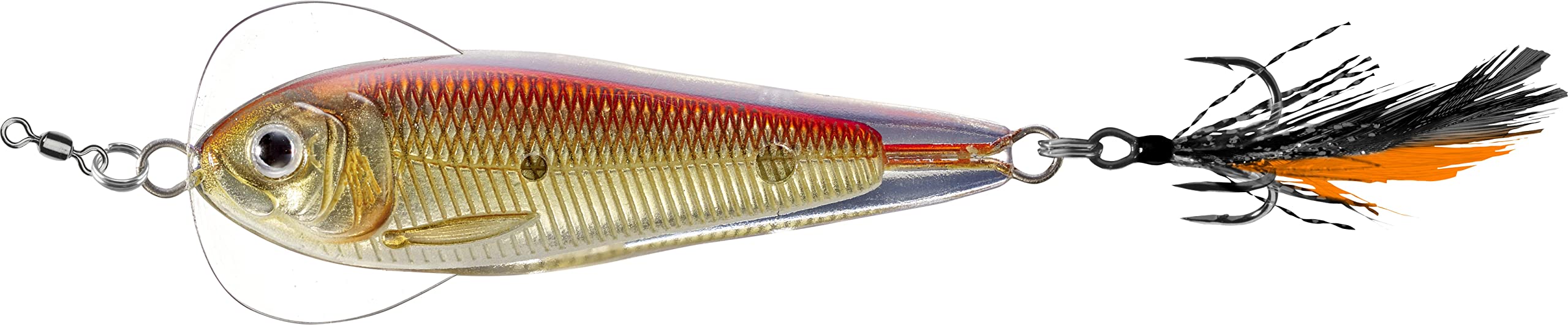 Amazon.com : Live Target FSJ60SK223 Flutter Shad- Jigging Spoon, 2 1/2 ...