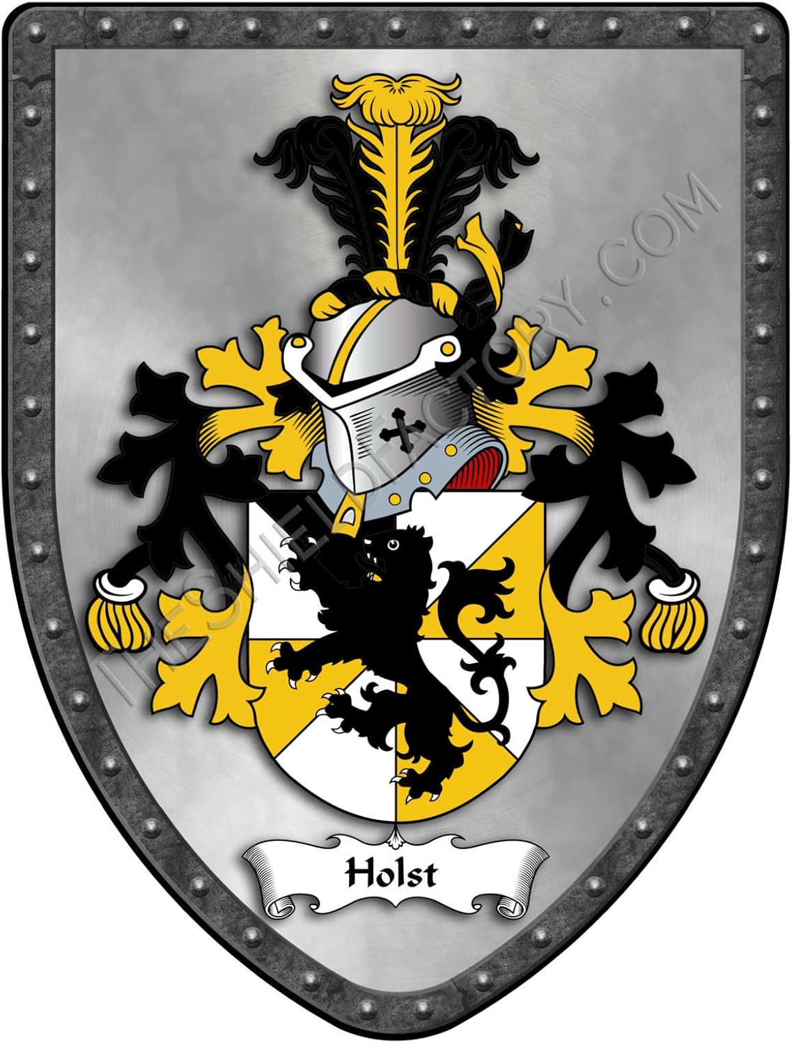 Amazon.com: Holst Family Crest Custom Coat of Arms, Family Ancestry and ...