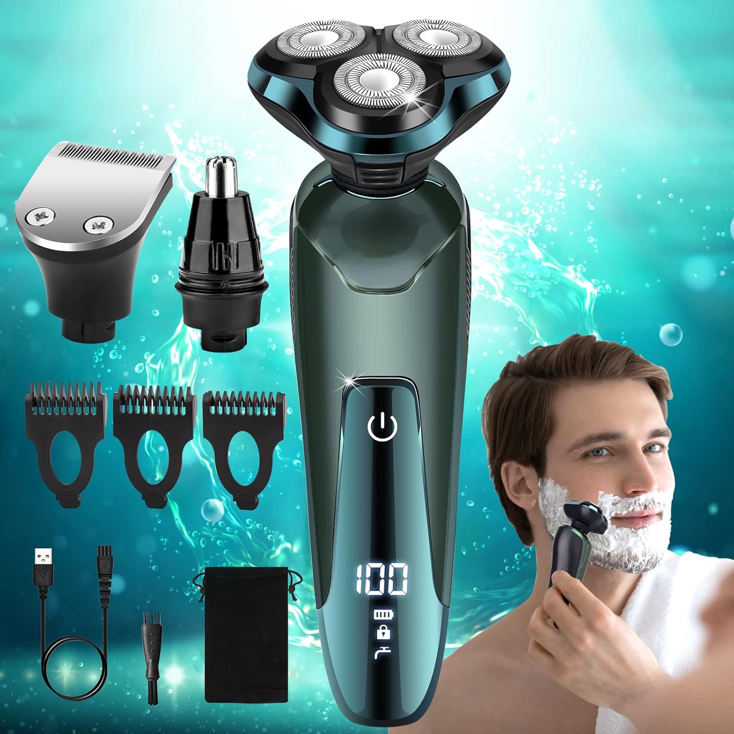 Amazon.com: Electric Razor for Men, Electric Shavers for Men's Faces ...