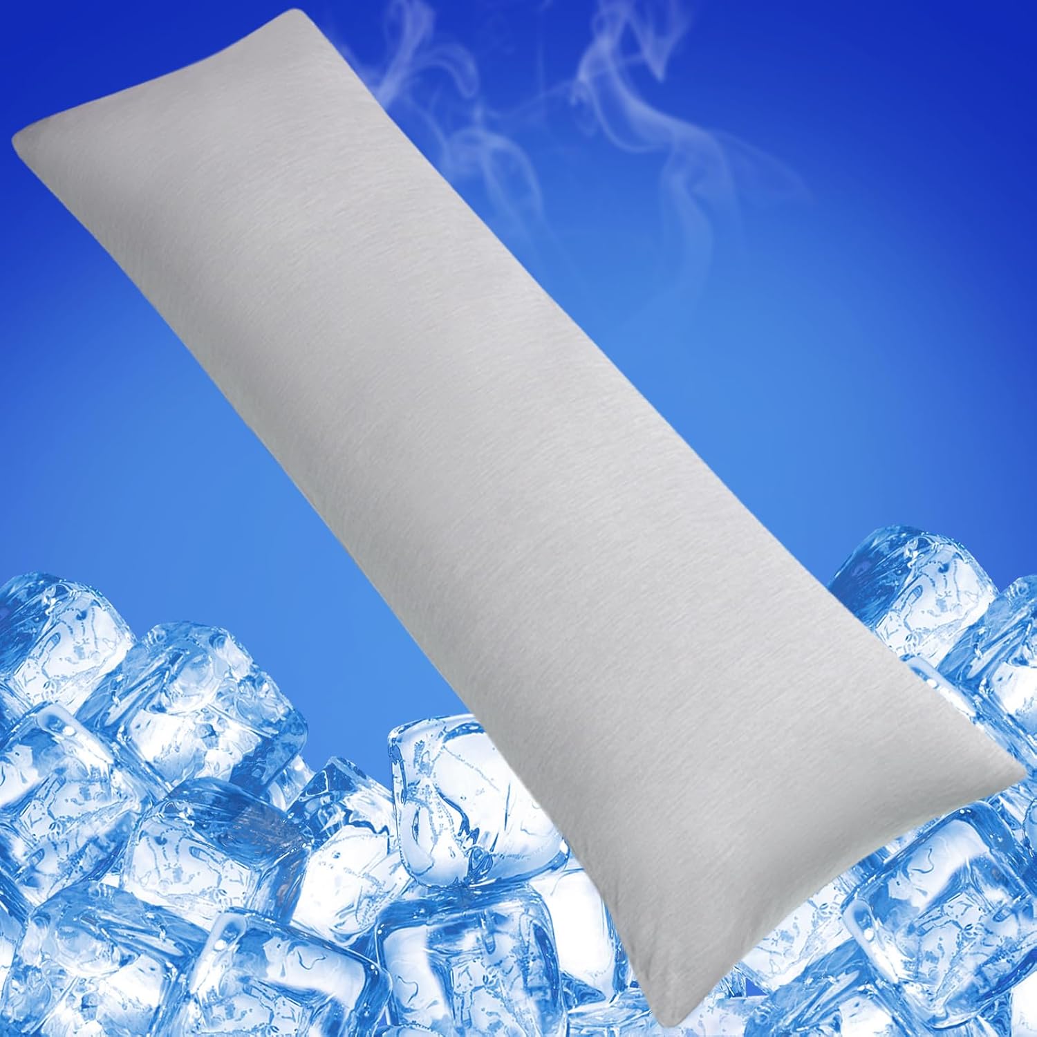 Amazon.com: HCORA Cooling Body Pillow Case for Hot Sleepers - Body ...