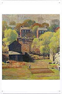 Tin Sign Metal Plate Poster of Daniel Garber - In the Springtime, 1954 ...