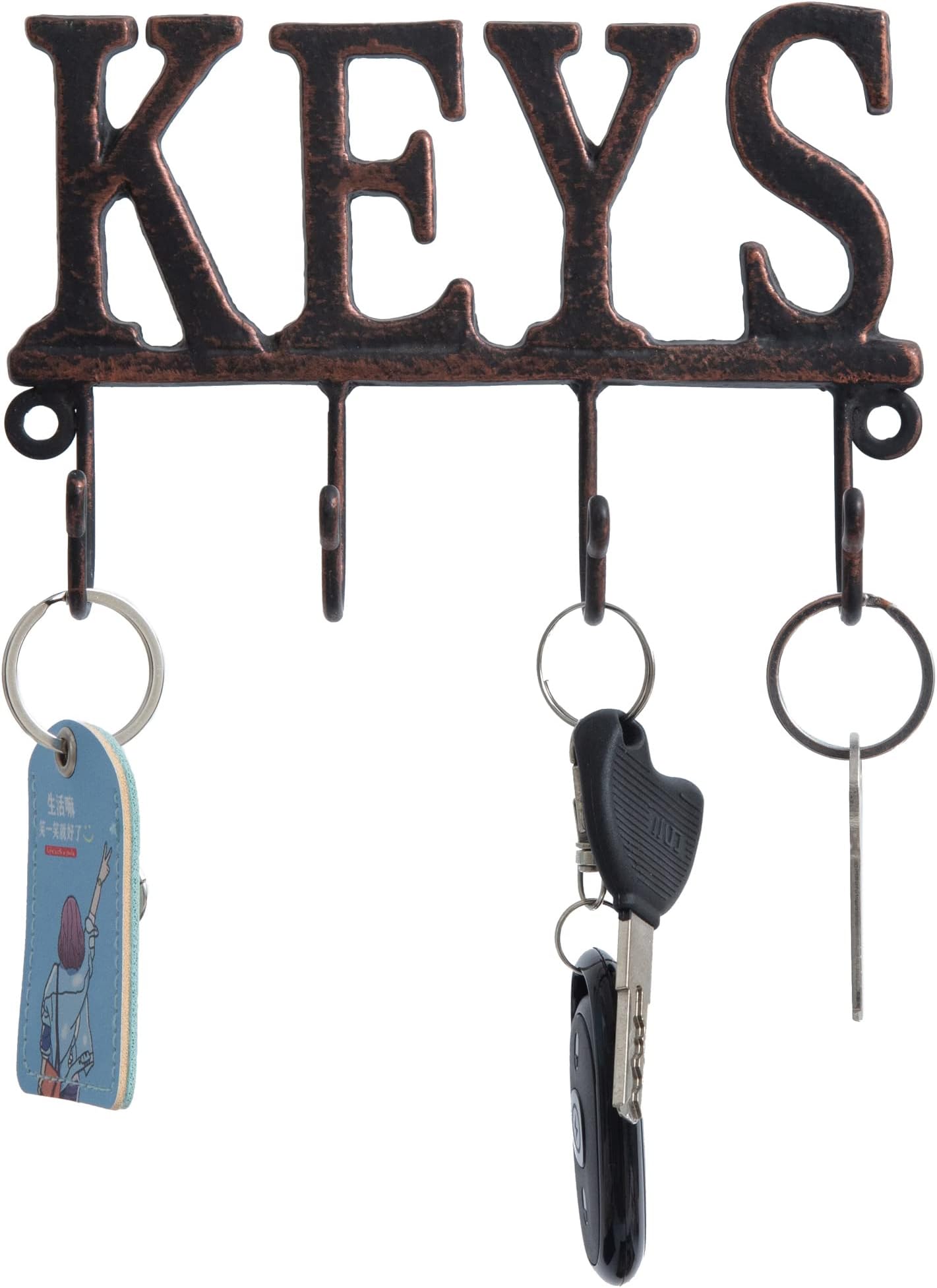 Amazon.com: Comfify Key Holder for Wall - Cast Iron Decorative ...